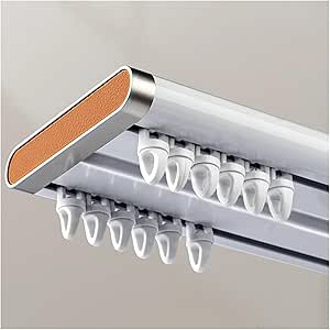 Amazon.com: icVantA Double Curtain Tracks and Fittings Ceiling Mount ...