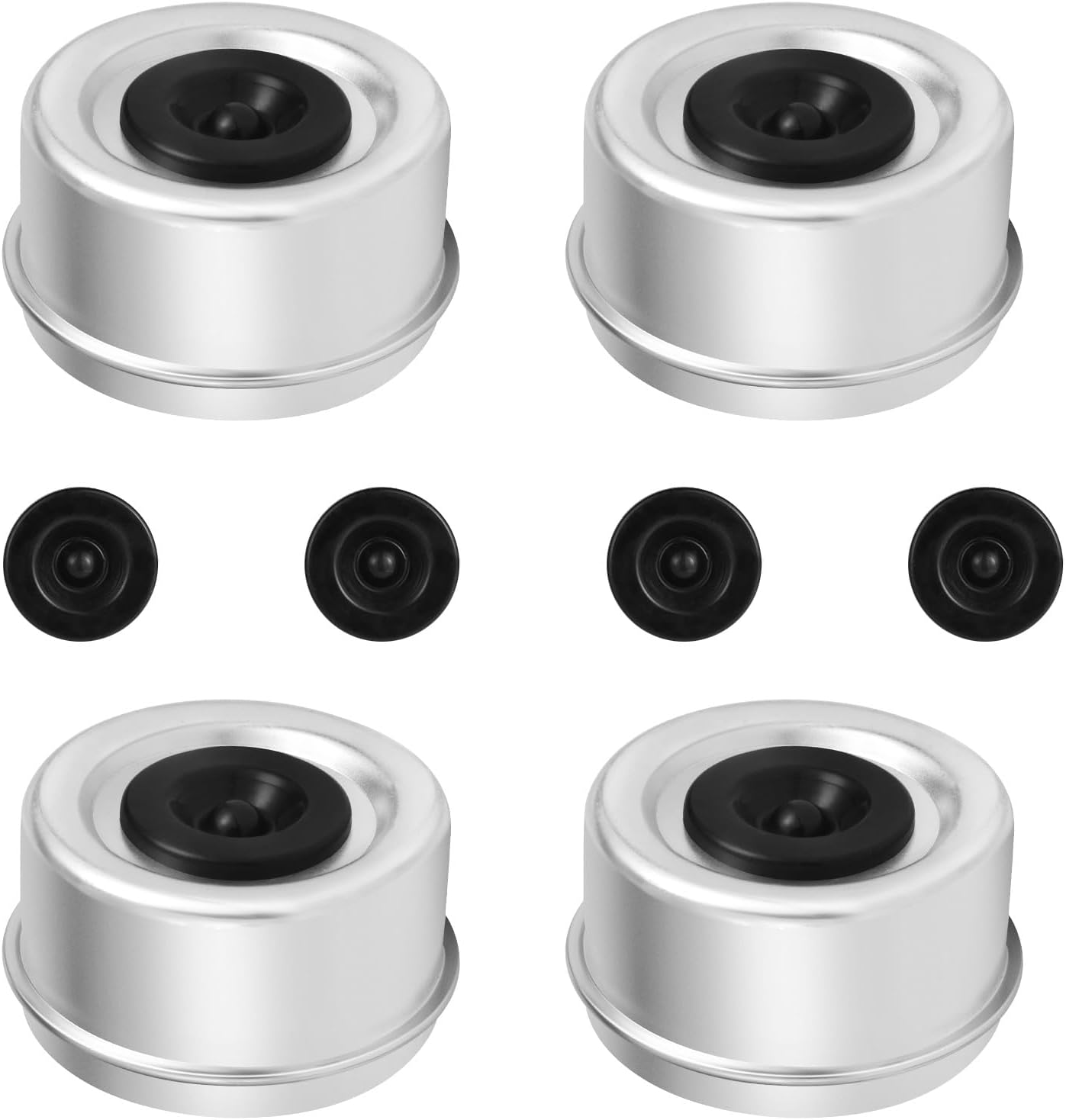 Amazon.com: 4PCS 2.72'' Trailer Hub Cap Trailer Wheel Bearing Dust Cap ...