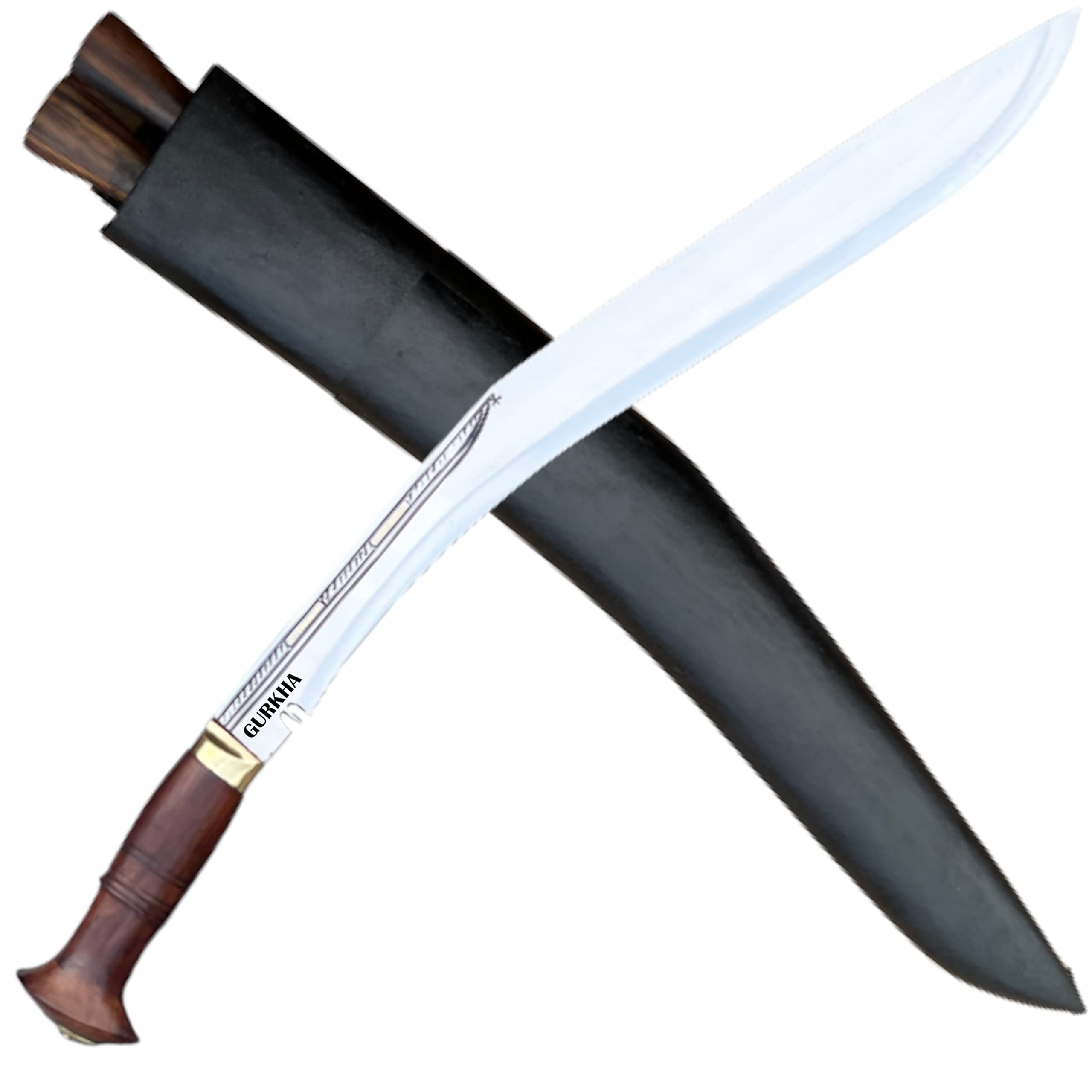 Buy Gurkha Authentic Kukri Overall 24 Inch Sirupate Khkri /Khukuri 17 ...