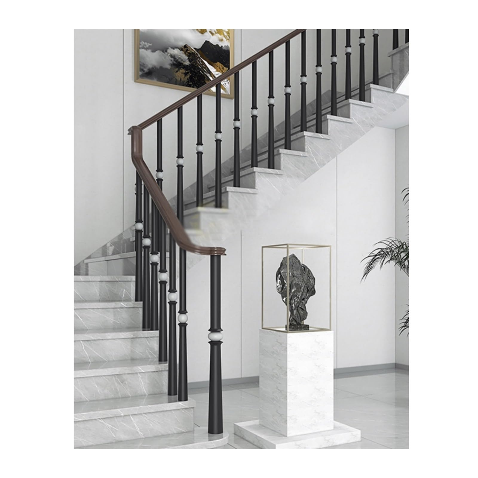 Barandillas De Escalera De Madera Minimalistas Pasamanos Modernos. Los