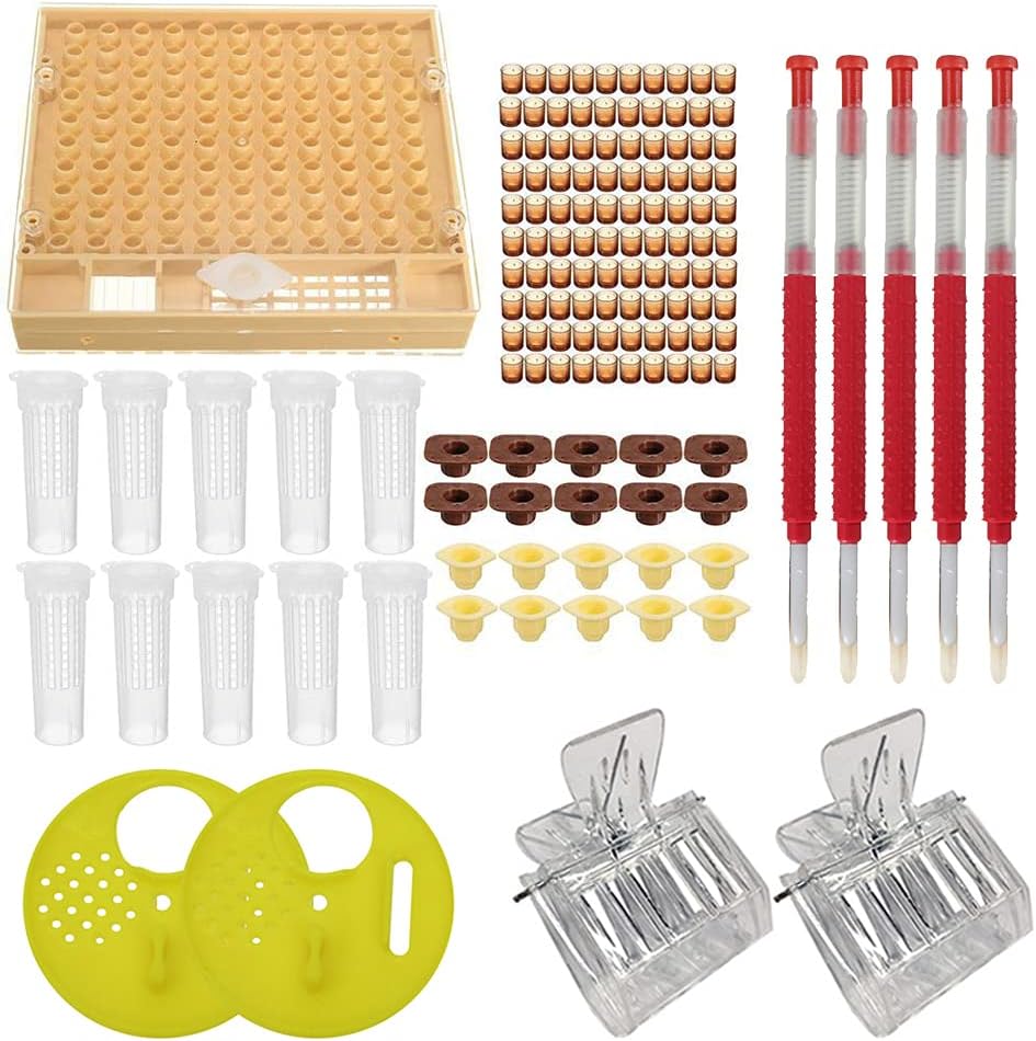 Amazon.com : APlayfulBee Plastic Queen Rearing System Beekeeping Bee ...
