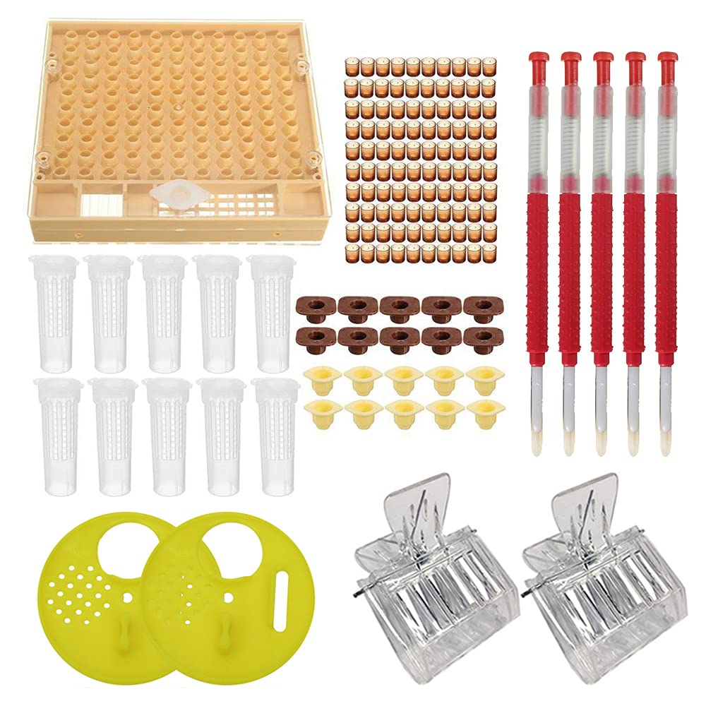 Buy ayfulBee Plastic Queen Rearing System Beekeeping Bee Grafting Kit ...