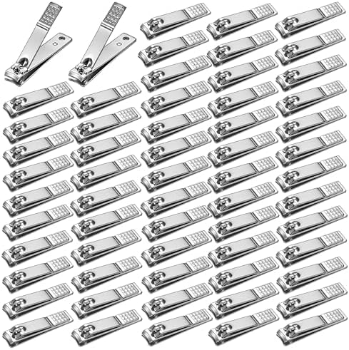 Amazon.com : AVERZELLA 60-Pack Bulk Nail Clippers Individually Wrapped ...