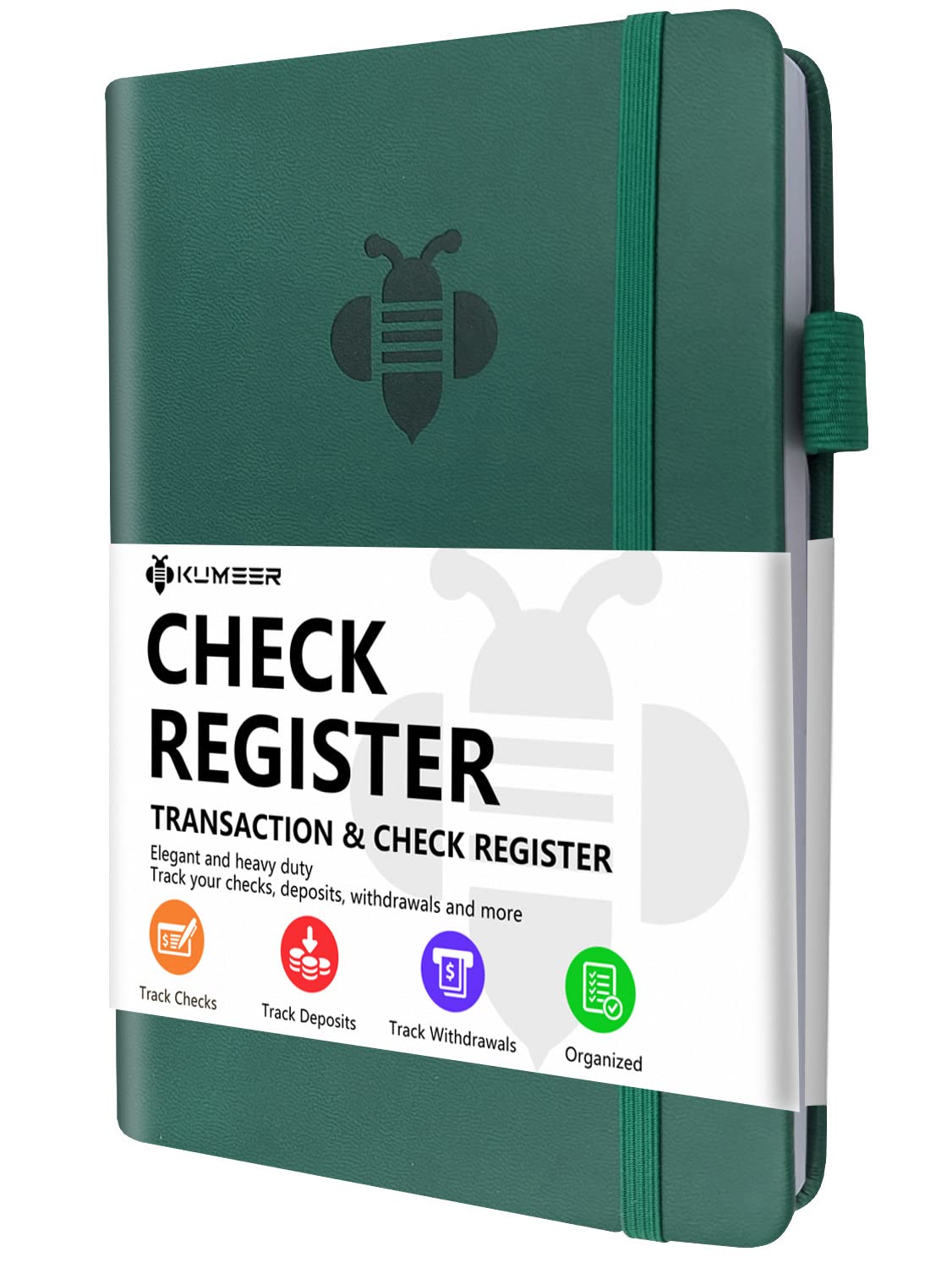 Amazon.com : KUMEER Check Register – Elegant Check Registers for ...