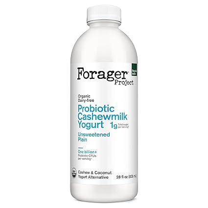 Amazon.com: Forager Project Probiotic Drinkable Cashewmilk Yogurt ...