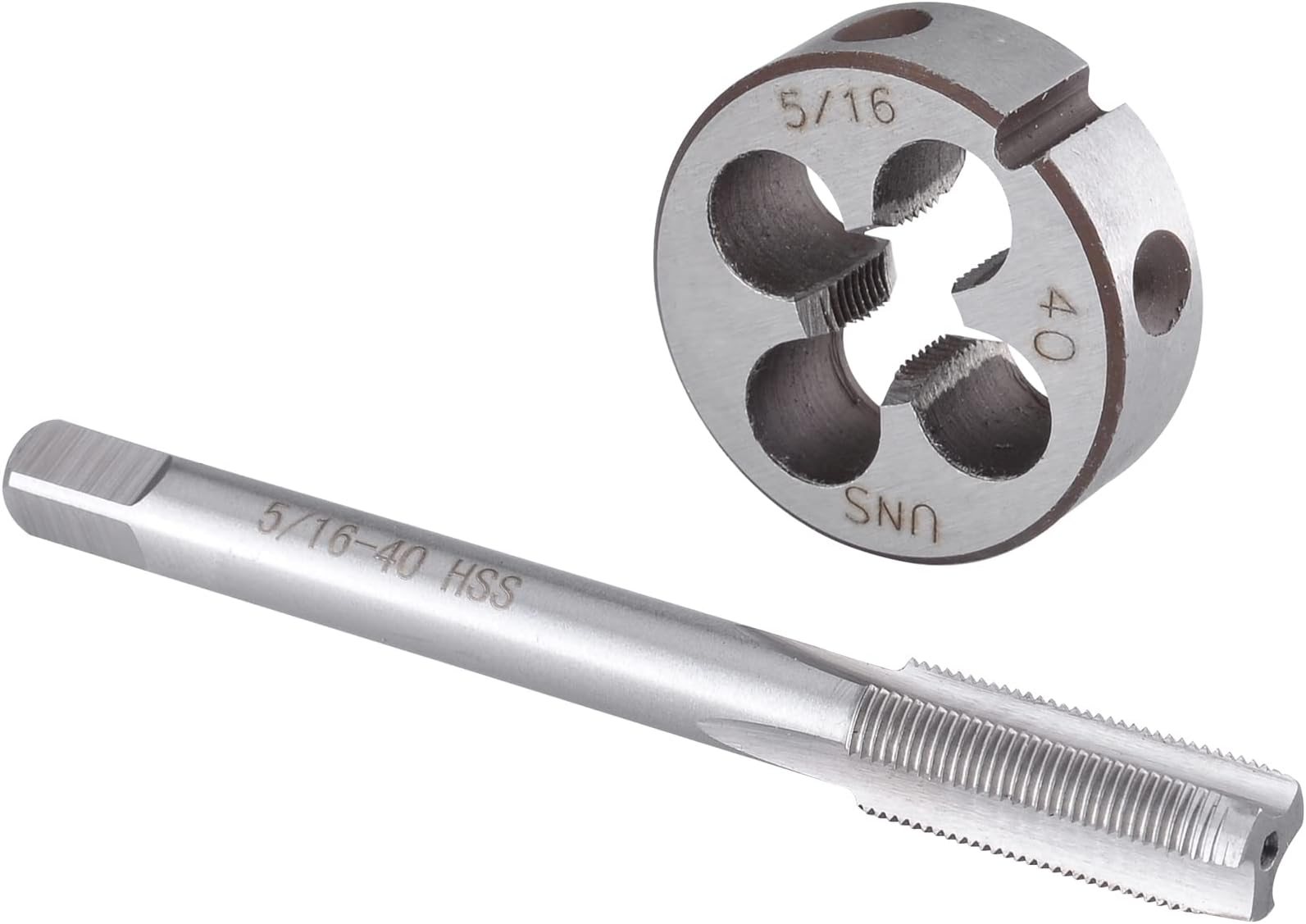 Amazon.com: uxcell Round Threading Dies 9/32"-40 UNF, Alloy Tool Steel ...