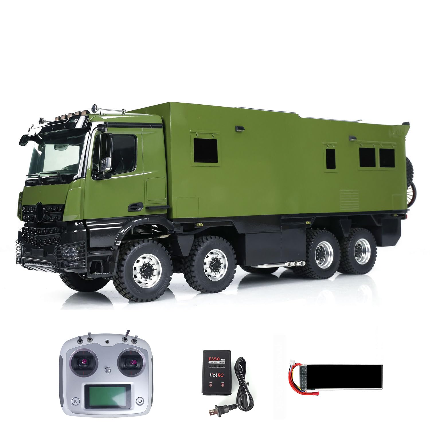 Wheelfun 1 14 Rc Recreational Vehicle 8x8 Metal Chassis Rc | Desertcart ...