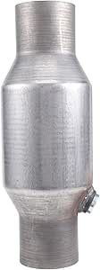 ivamulie 1 Piece 2.5 Spun Universal Catalytic Converter High Flow ...