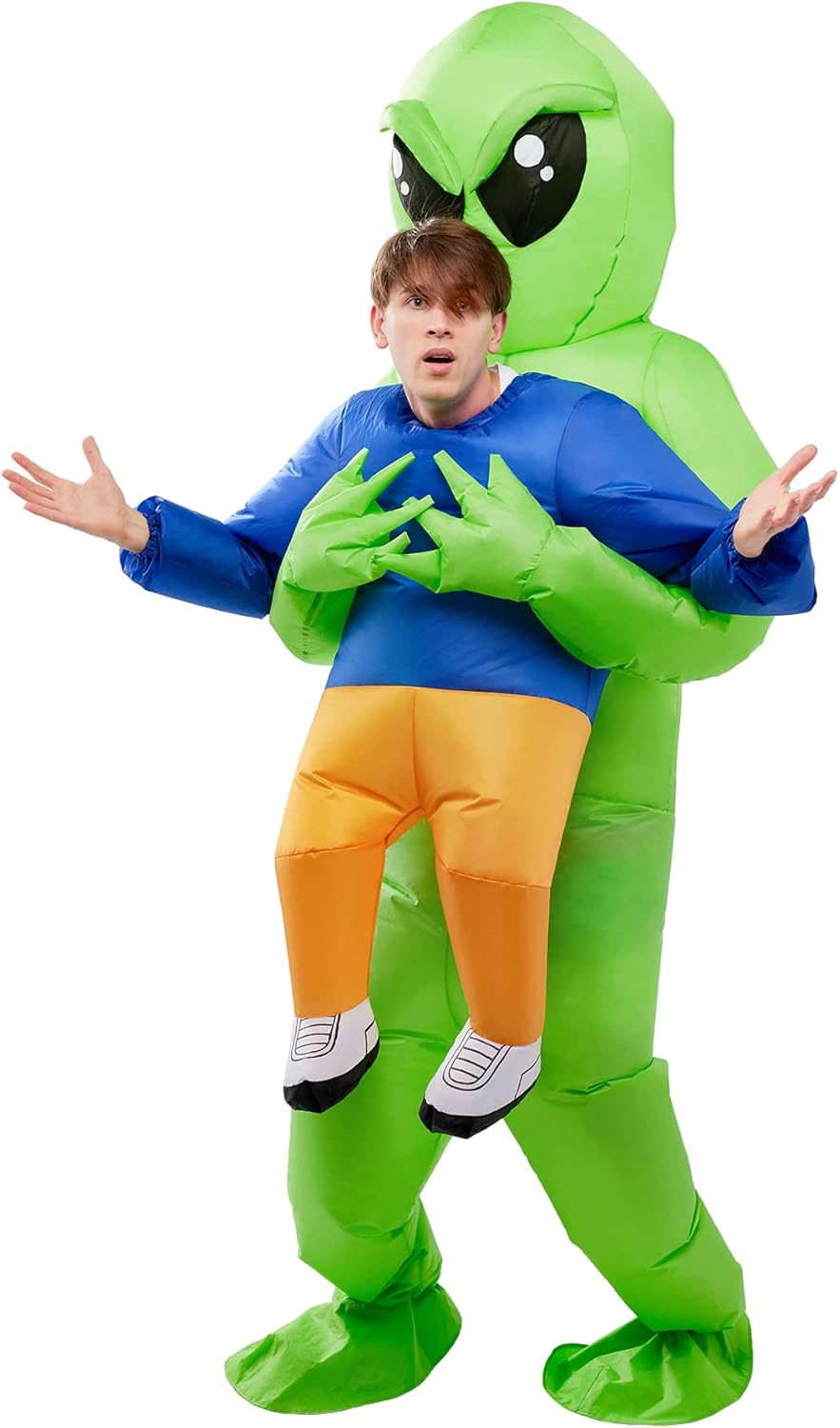 Buy Spooktacular Creations Alien Costume for Adult, Funny Kidnapping ...