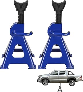 Axle Stand Set 2Pce 3 Tonne Capacity Each for Caravan Van Garage Tyre ...
