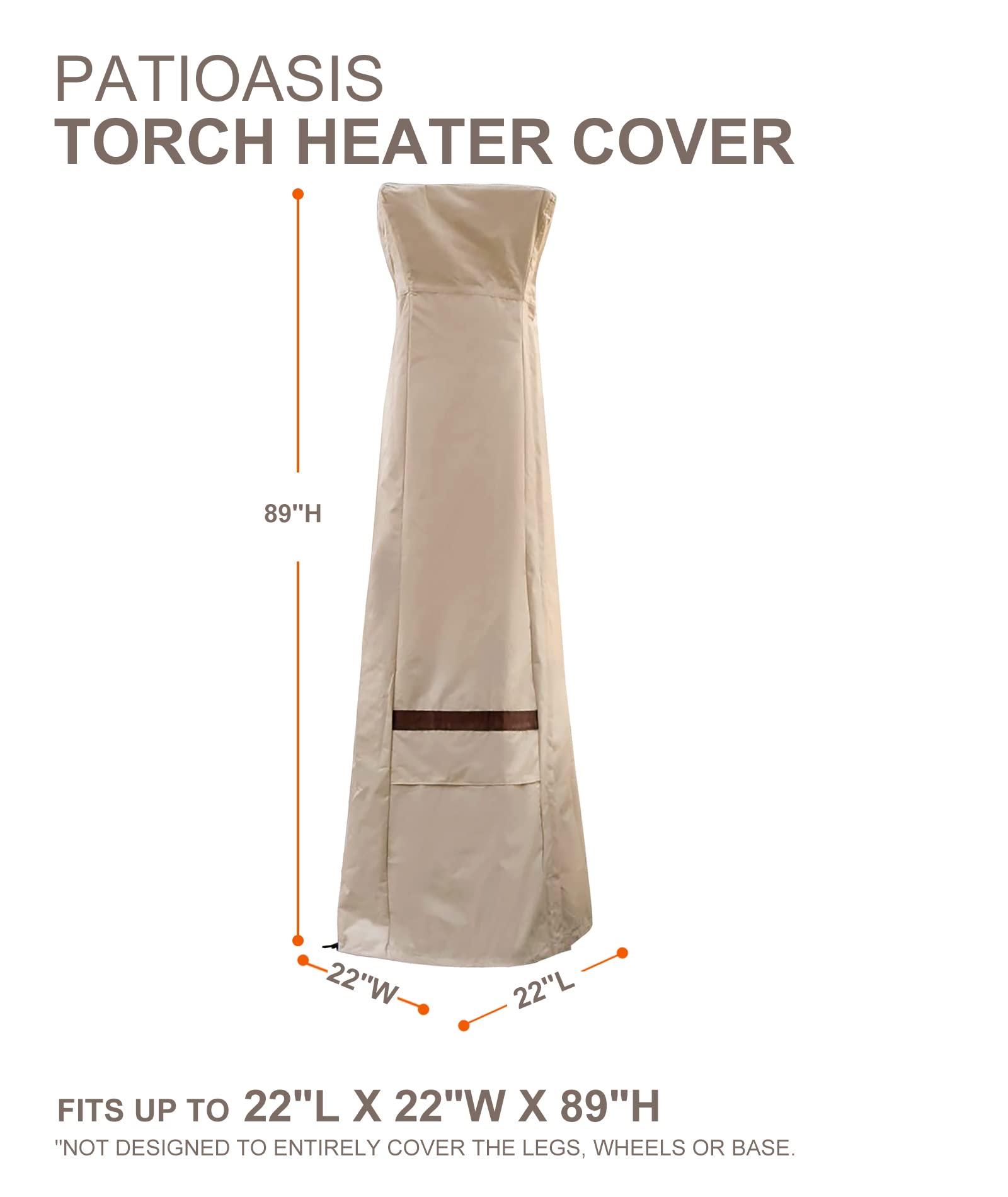 Fire Sense Patio Heater Patio Heater Cover With Zipper, Outdoor Pyramid ...