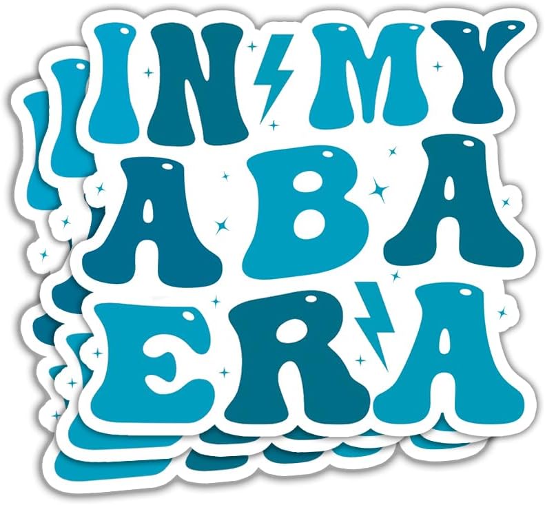Amazon.com: SUNHADO (3 Pcs) In My ABA Era Sticker Funny ABA Stickers ...