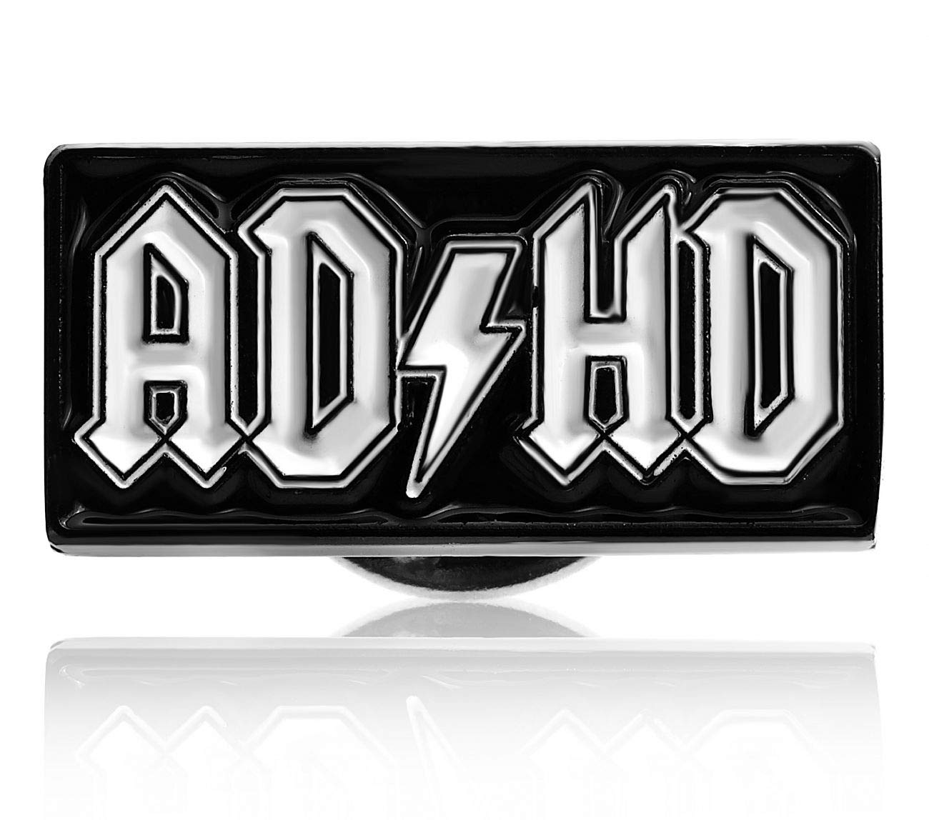 Amazon | Don Flyee ADHD ピンバッジ ピンズ バタフライクラッチ 合金製 C0042 | バッジ | おもちゃ