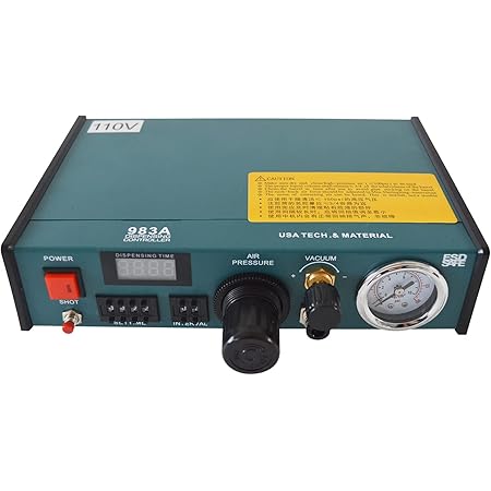 Amazon.com: PreAsion 110V Semi-Automatic Glue Dispenser Digital Display ...