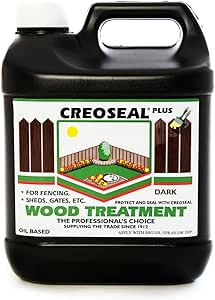 Creoseal Creosote Substitute Dark 4L – Wood Preserver for Fences, Sheds ...