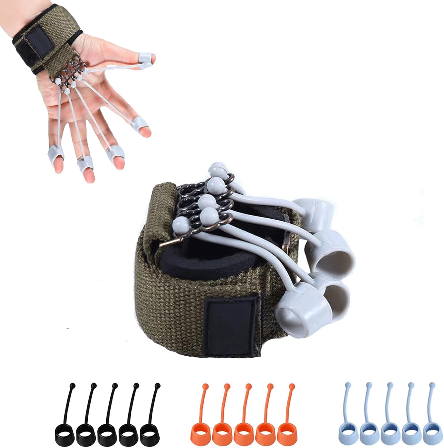 Amazon.com : Hand exercise extension exerciser, grip strength exerciser ...