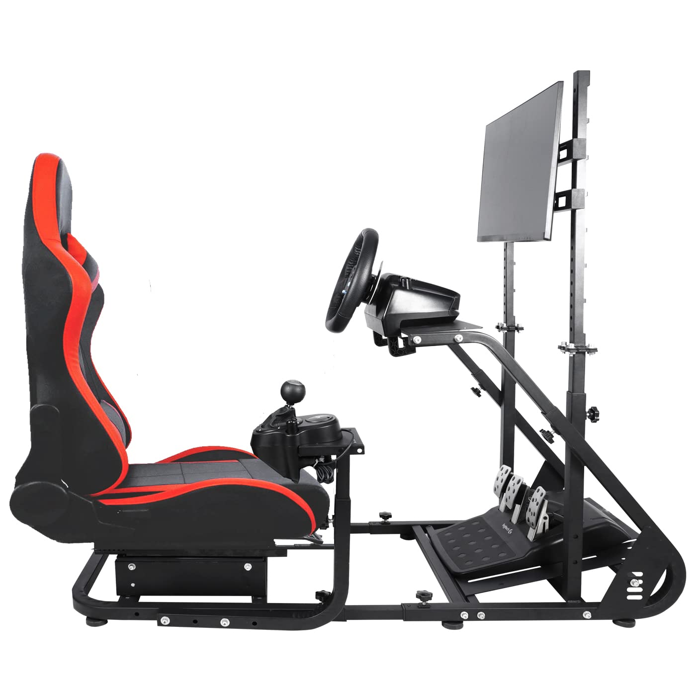 Amazon.com: Marada Racing Simulator Cockpit Frame with Monitor Stand ...