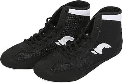 Amazon.com | Kids Boys Boxing Shoes High Top Training Wrestling Shoes ...