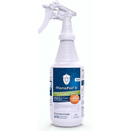 Amazon.com: MicroGold Multi Action Disinfectant & Antimicrobial, Clear ...