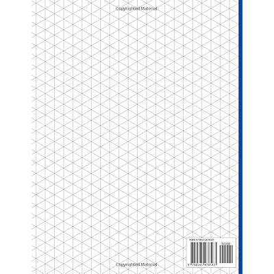 Buy Isometric graph Paper: Isometric graph Paper notebook 8.5 x 11,120 ...
