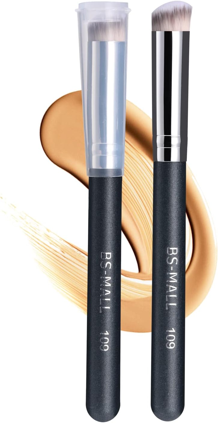 Amazon.com: Molly Skin Under Eye Concealer Makeup Brush, Angled ...