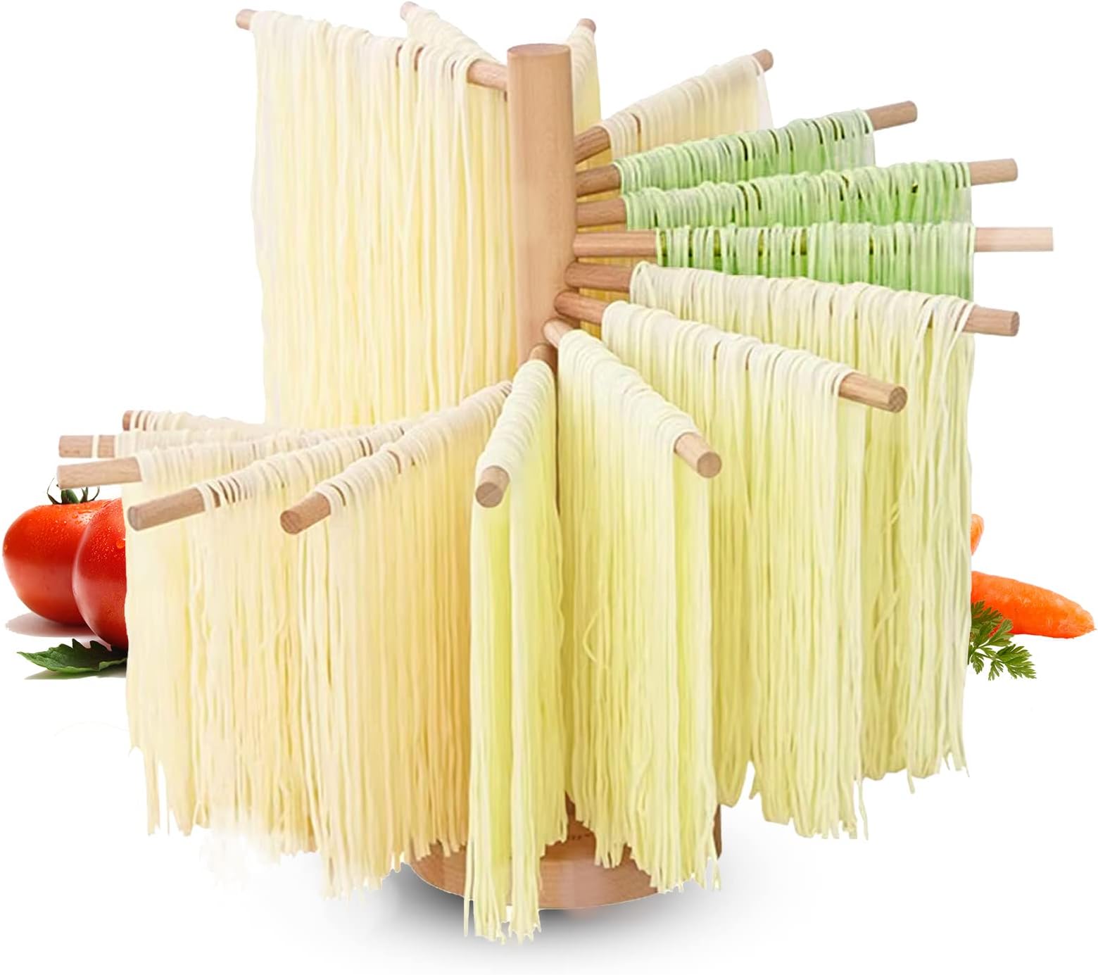 Amazon.com: Yoikun Pasta Drying Rack, Homemade Fresh Spaghetti Stand ...