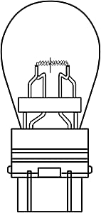 Amazon.com: GE Lighting Miniature Lamp, 3157NA NH, 2.0W, S8, 12V, PK2 ...