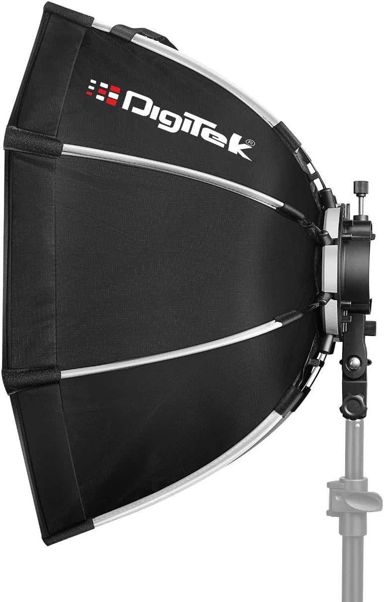 DIGITEK® (DSBH-055) 55cm Octa Soft Box Kit with S2 Type Bracket, 2 ...