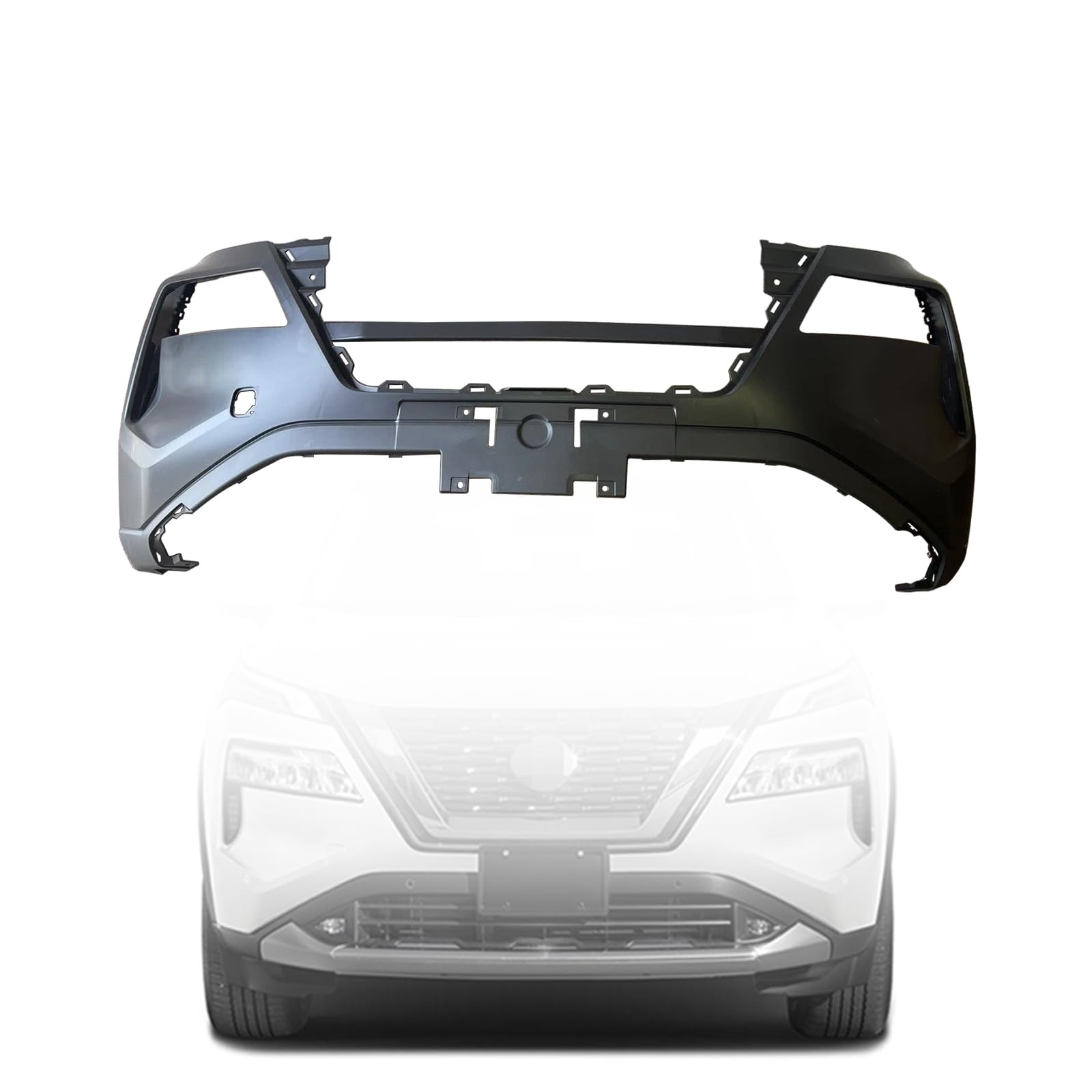 Amazon.com: YHB New Front Bumper Cover Fits 2021 2022 2023 Nissan Rogue ...