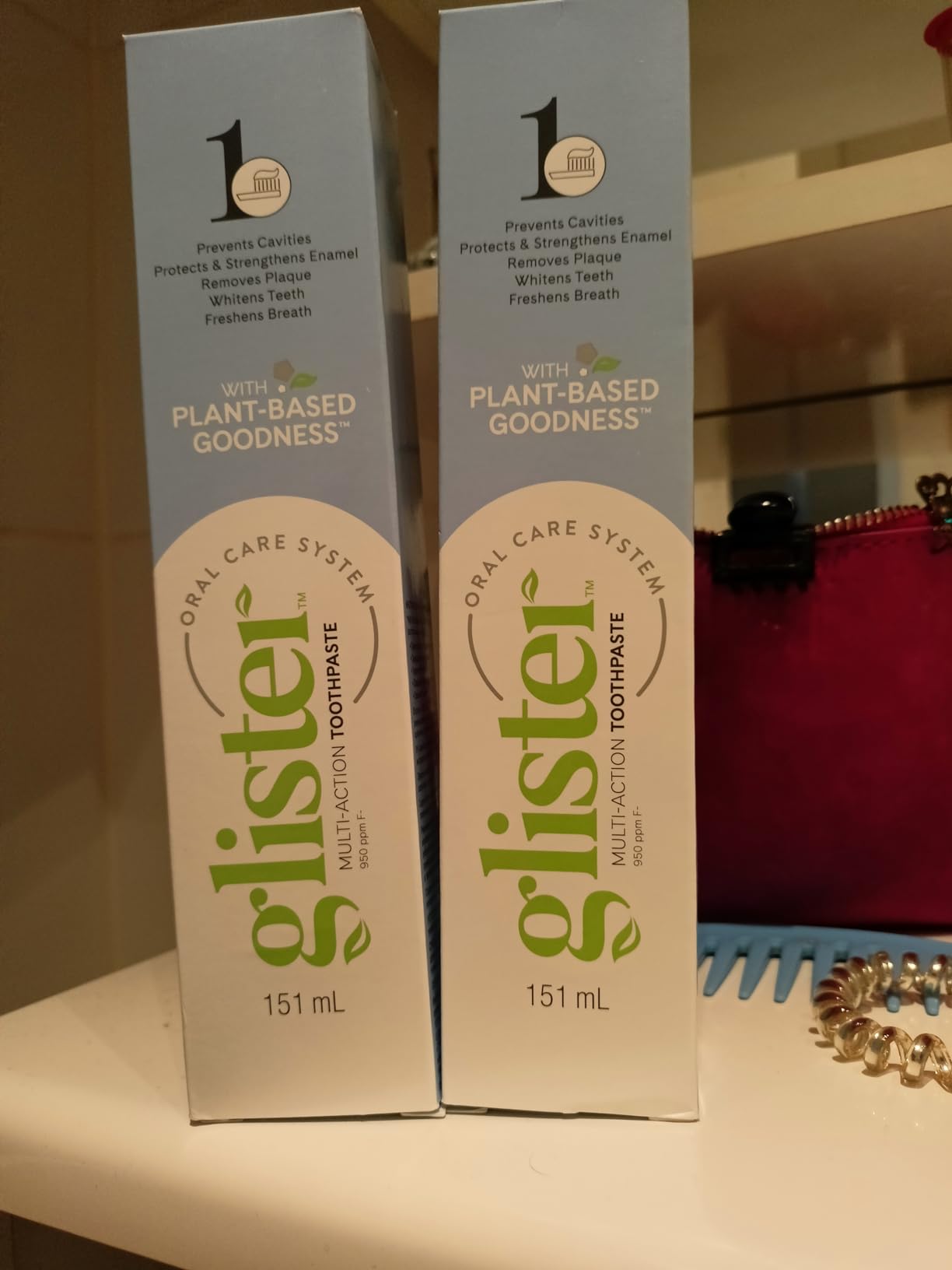 2 x GLISTER MULTI-ACTION FLUORIDE TOOTHPASTE by Amway : Amazon.de ...