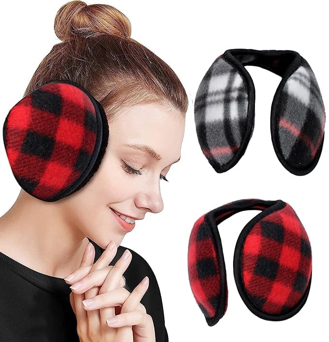 Buy LEYSIN Combo Of 2 Pcs Soft Warm Ear Muffs/Ear Warmer/Ear Cover ...