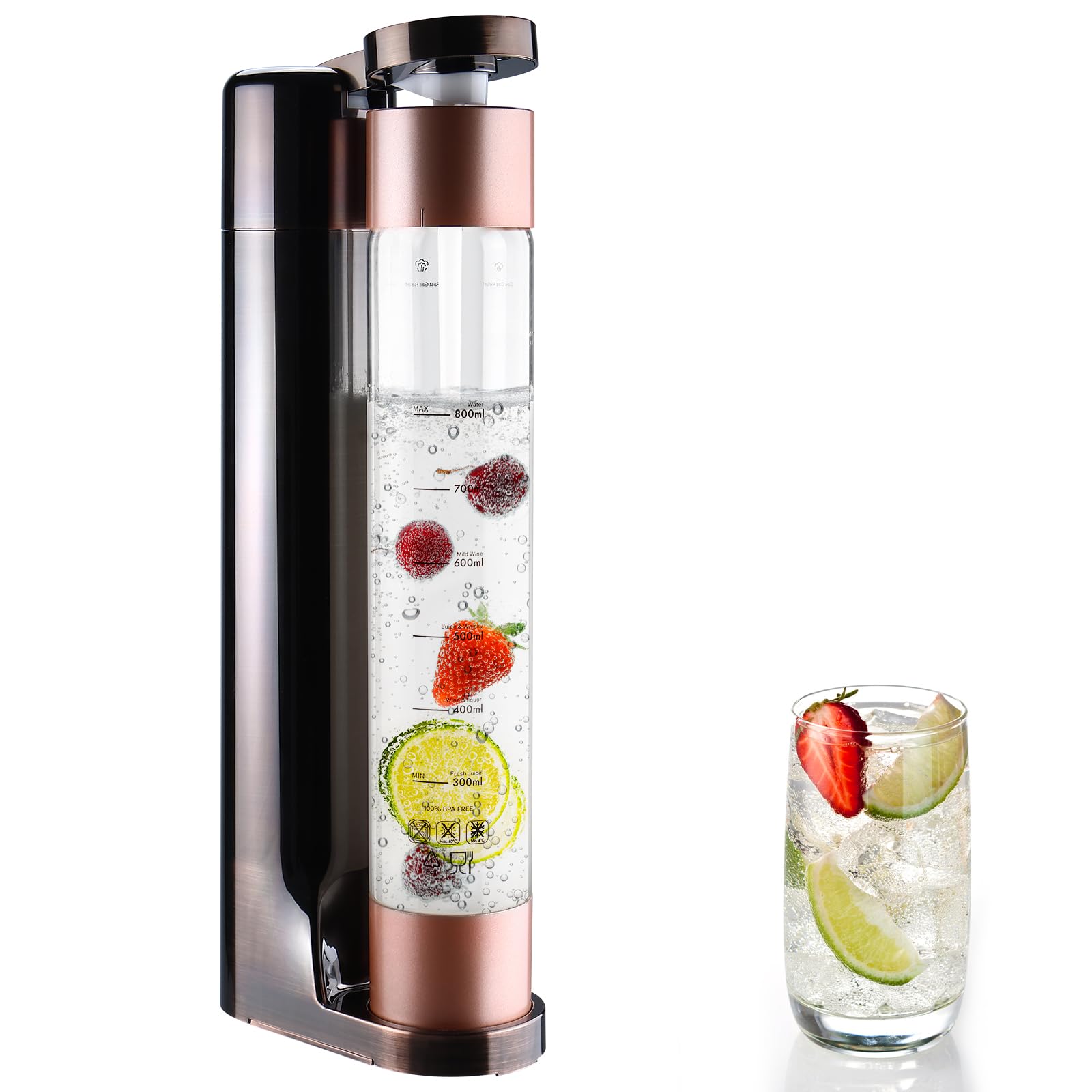 Snapklik.com : Spoonlemon Soda Maker, Sparkling Water Maker