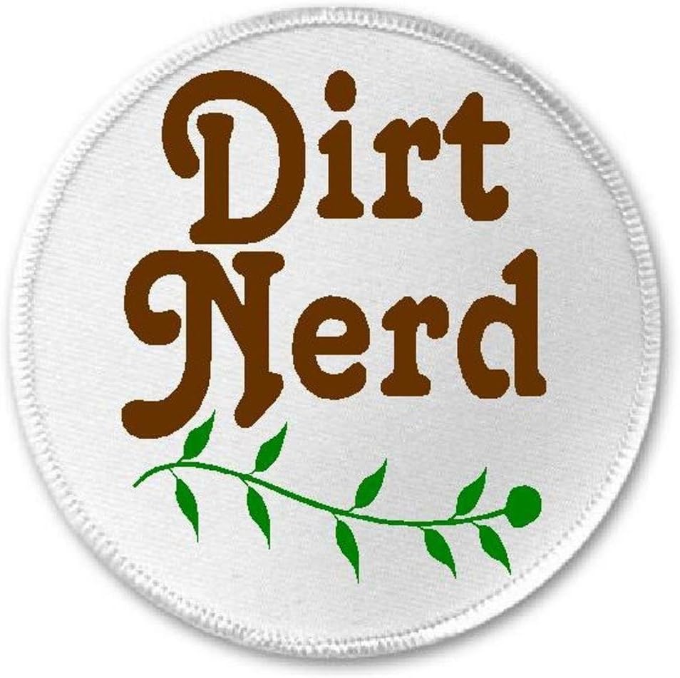 Amazon.com: Dirt Nerd - 3" Sew/Iron On Patch Farm Farming Farmer Garden ...