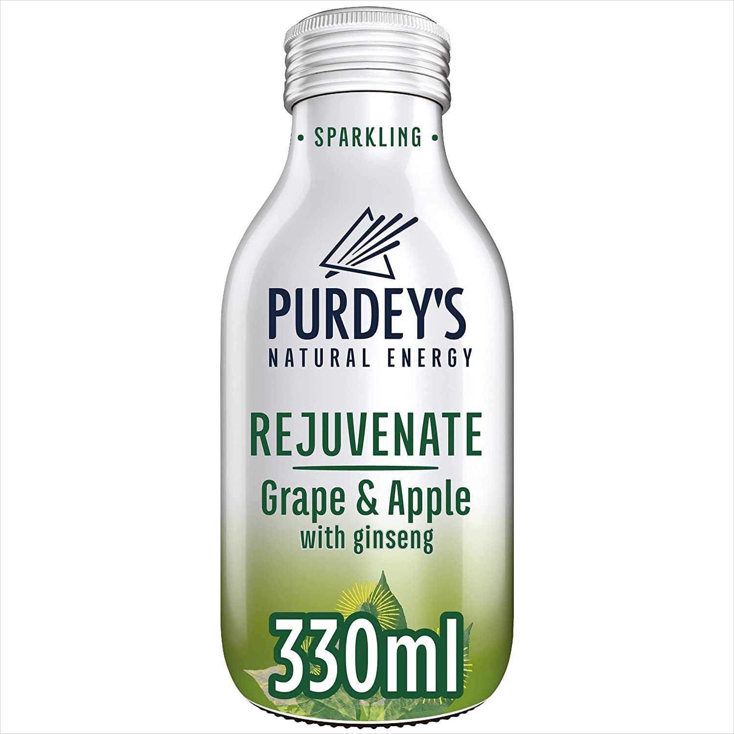 Purdey's Natural Energy Rejuvenate Sparkling Grape & Apple with Ginseng ...