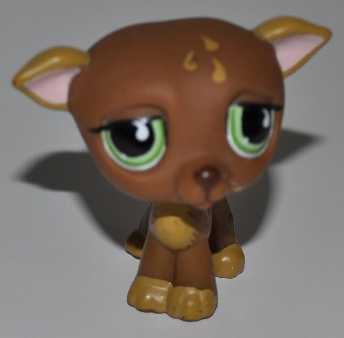 Amazon.com: Greyhound #507 (Brown, Green Eyed) - Littlest Pet Shop ...
