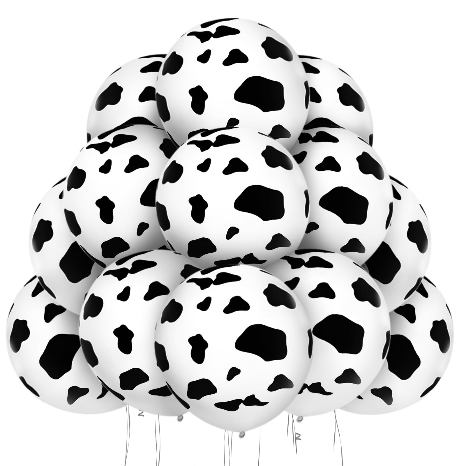 Amazon.com: LovesTown 25PCS Cow Print Balloons, 12" Cow Balloons Latex ...