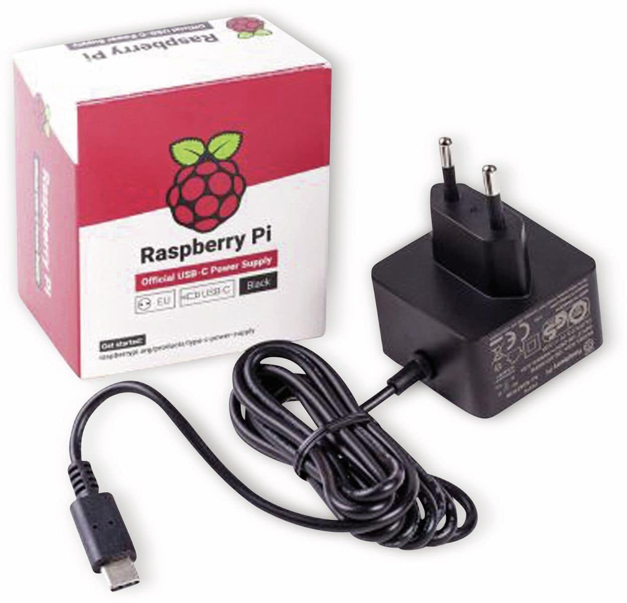 Raspberry Pi Official USB-C Power Supply for Raspberry Pi 4(1GB/2GB/4GB ...
