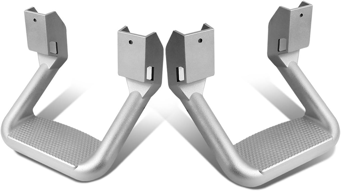 DNA MOTORING SSTEP-SS, Aluminum Side Steps, 2 Piece,Chrome, Step Rails ...