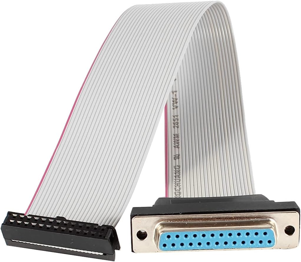 Amazon.com: Qtqgoitem DB25 to IDC 26 Pin F/F Port Cable Connector ...
