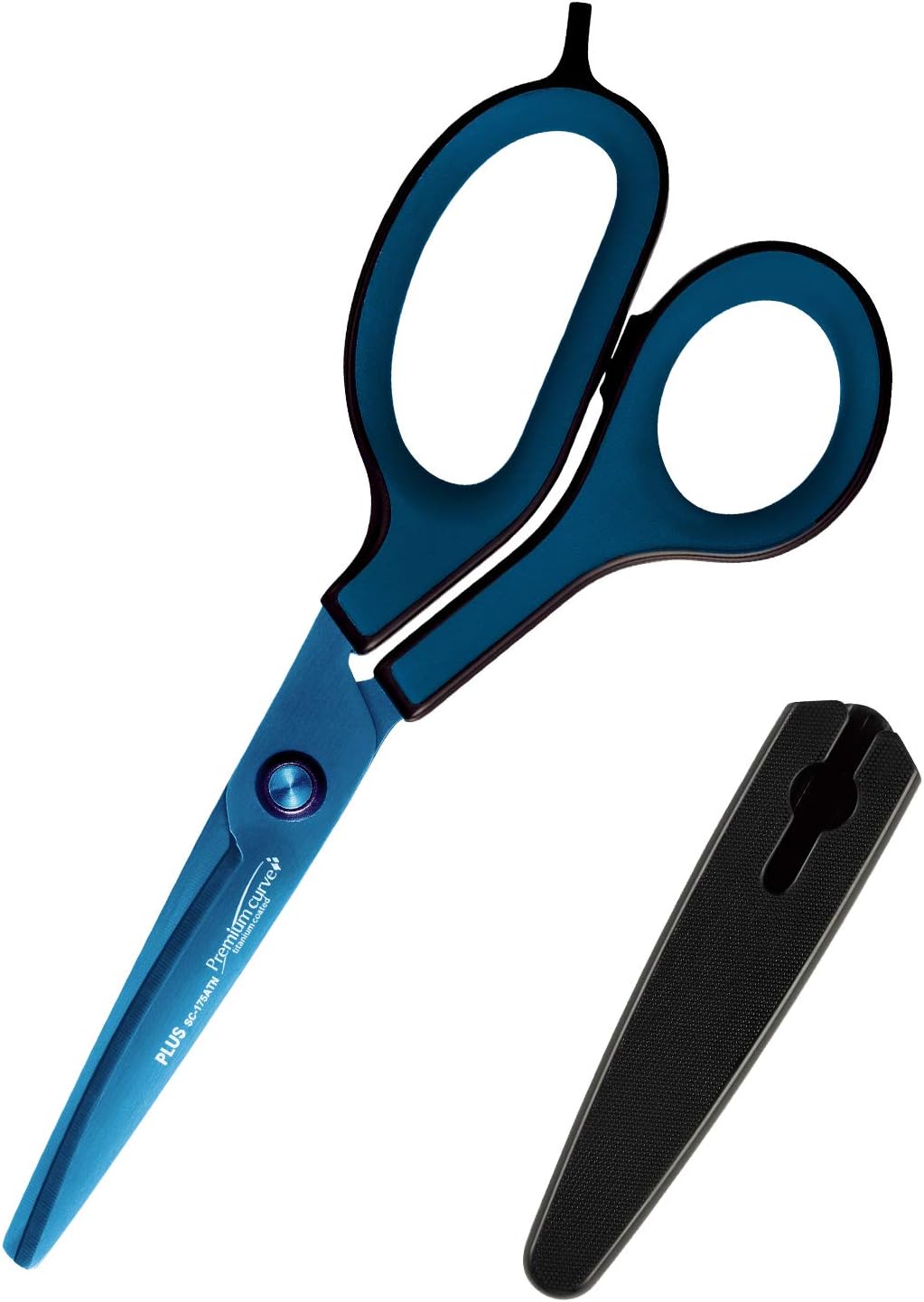 Amazon.com: Plus 34-553 Scissors, FitCut Curve, Premium Titanium ...