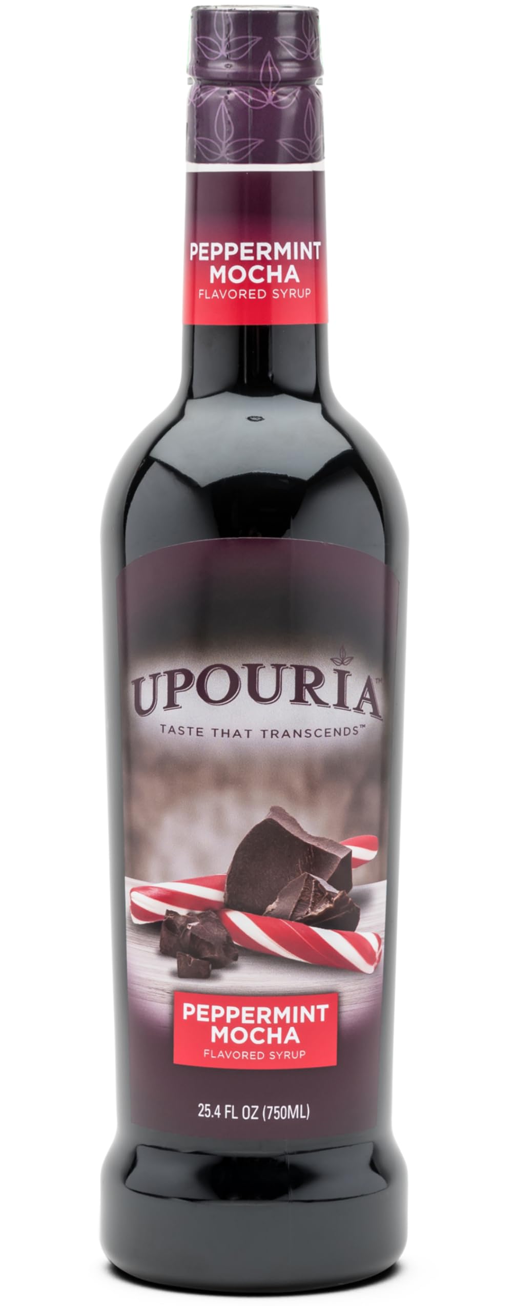 Amazon.com : Upouria Peppermint Mocha Coffee Syrup Flavoring, 100% ...