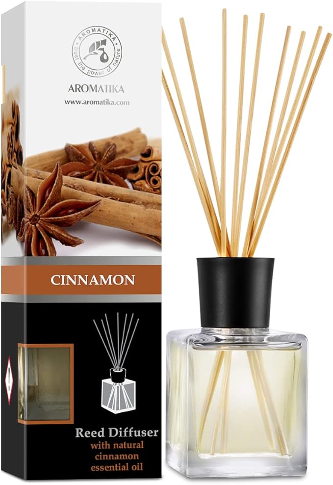 Amazon.com: Reed Diffuser Cinnamon 6.8 Fl Oz (200ml) - Room Diffuser ...
