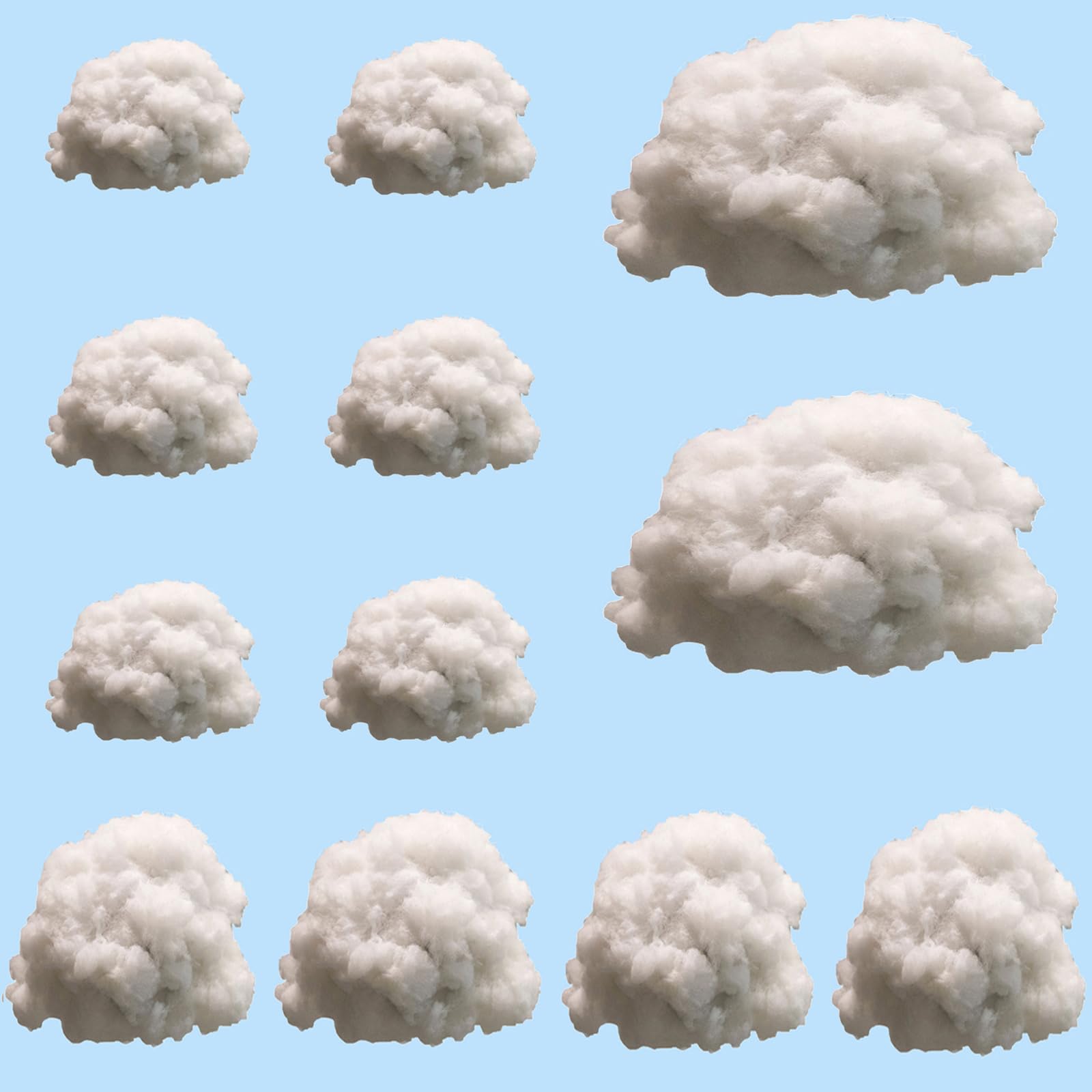 Amazon.com: 12 Pcs Artificial Cloud Props Imitation 3D Cloud Hanging ...