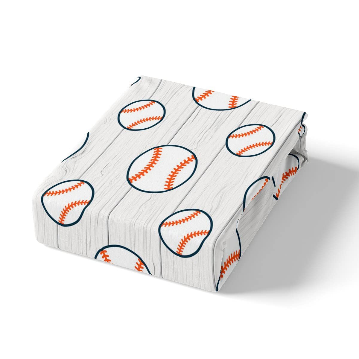 Manfei Baseball Sheet Set Full Size Sports Gaming Bedding Set for Kids ...