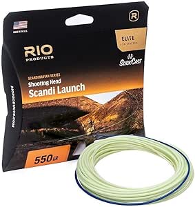 Amazon.com: RIO Elite Scandi Launch Shooting Head (#8/9 520gr) : Sports ...