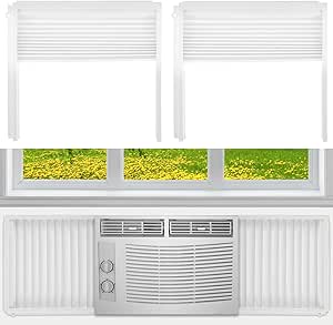 Amazon.com: MABCIRY Window Air Conditioner Side Panels with Frame ...
