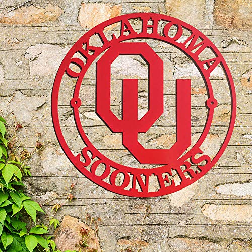 Amazon.com: Oklahoma Sooners Logo Wall Art (B44) : Home & Kitchen