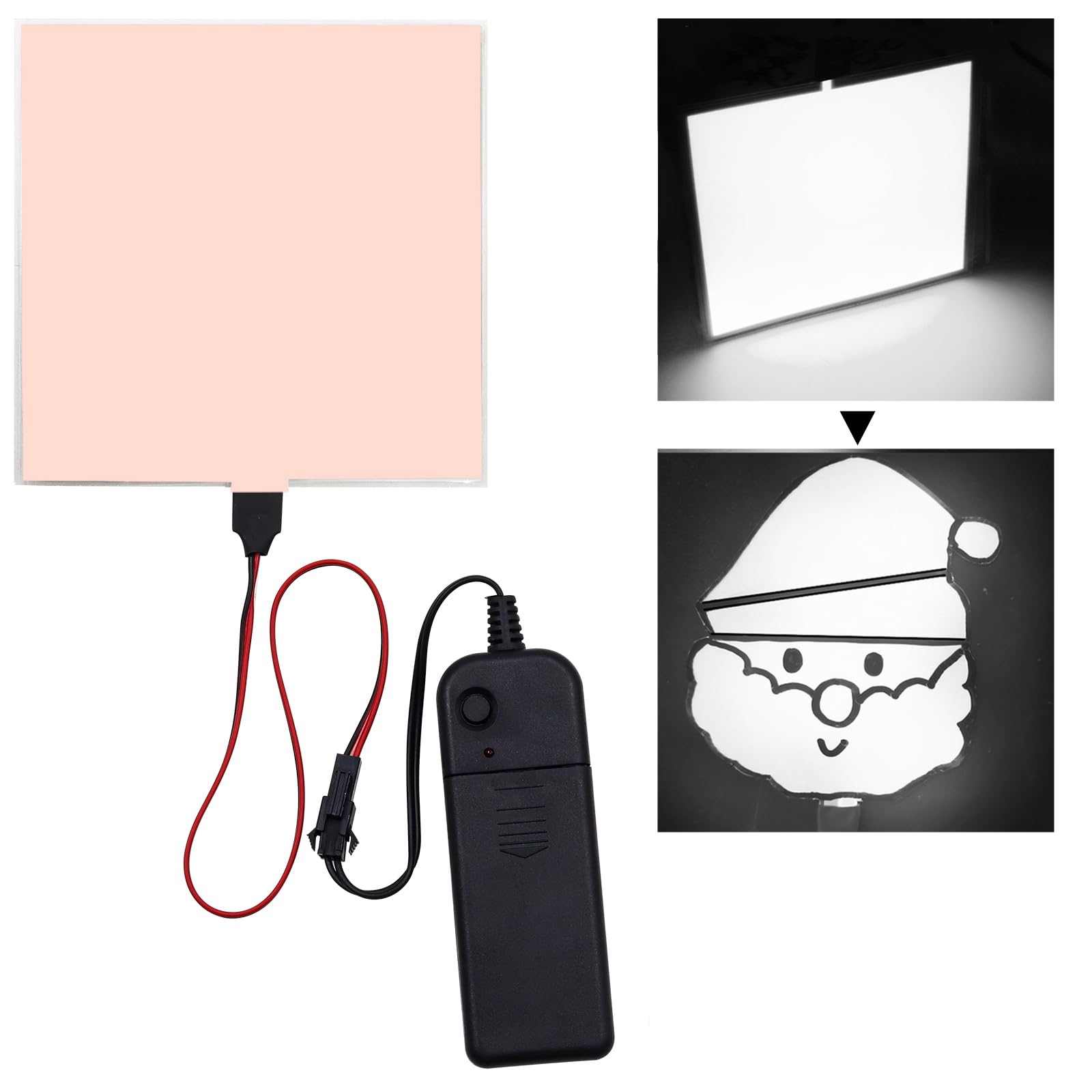Amazon.com : NWpangu Electroluminescent EL Panel Light, DIY EL Light ...