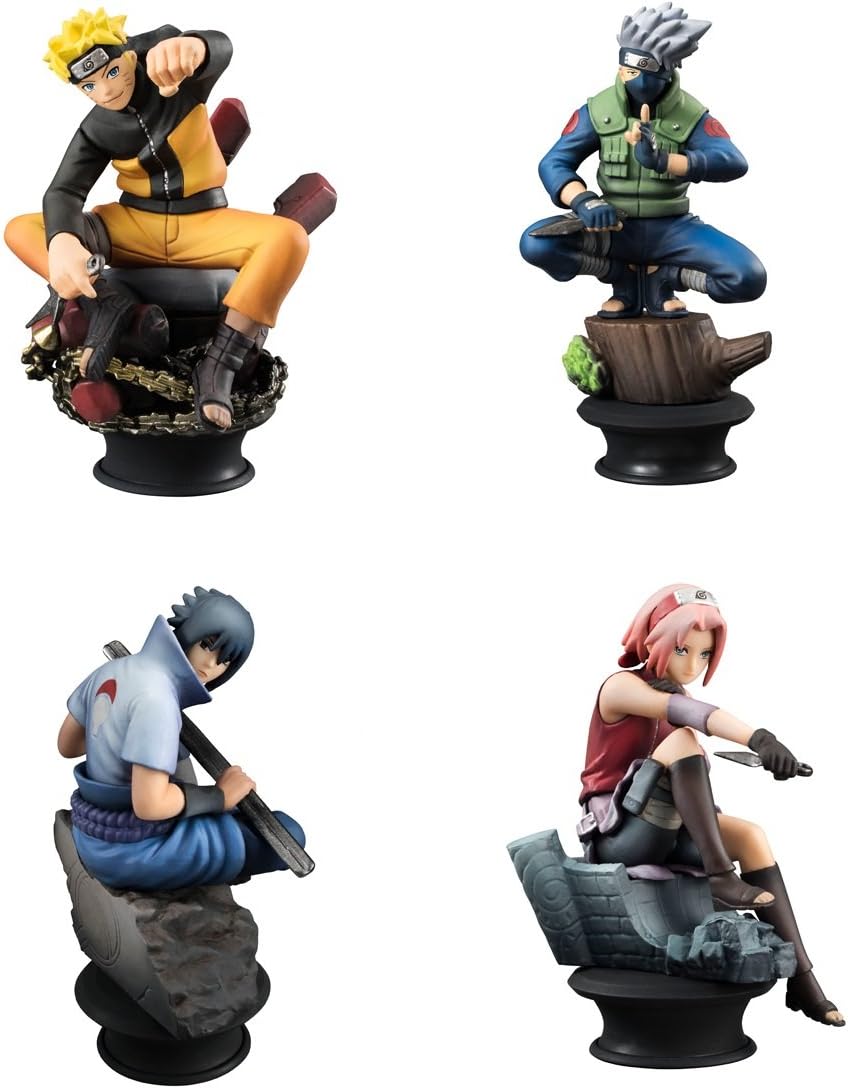 Amazon.com: Megahouse Chess Piece Collection Naruto & Kakashi Set ...