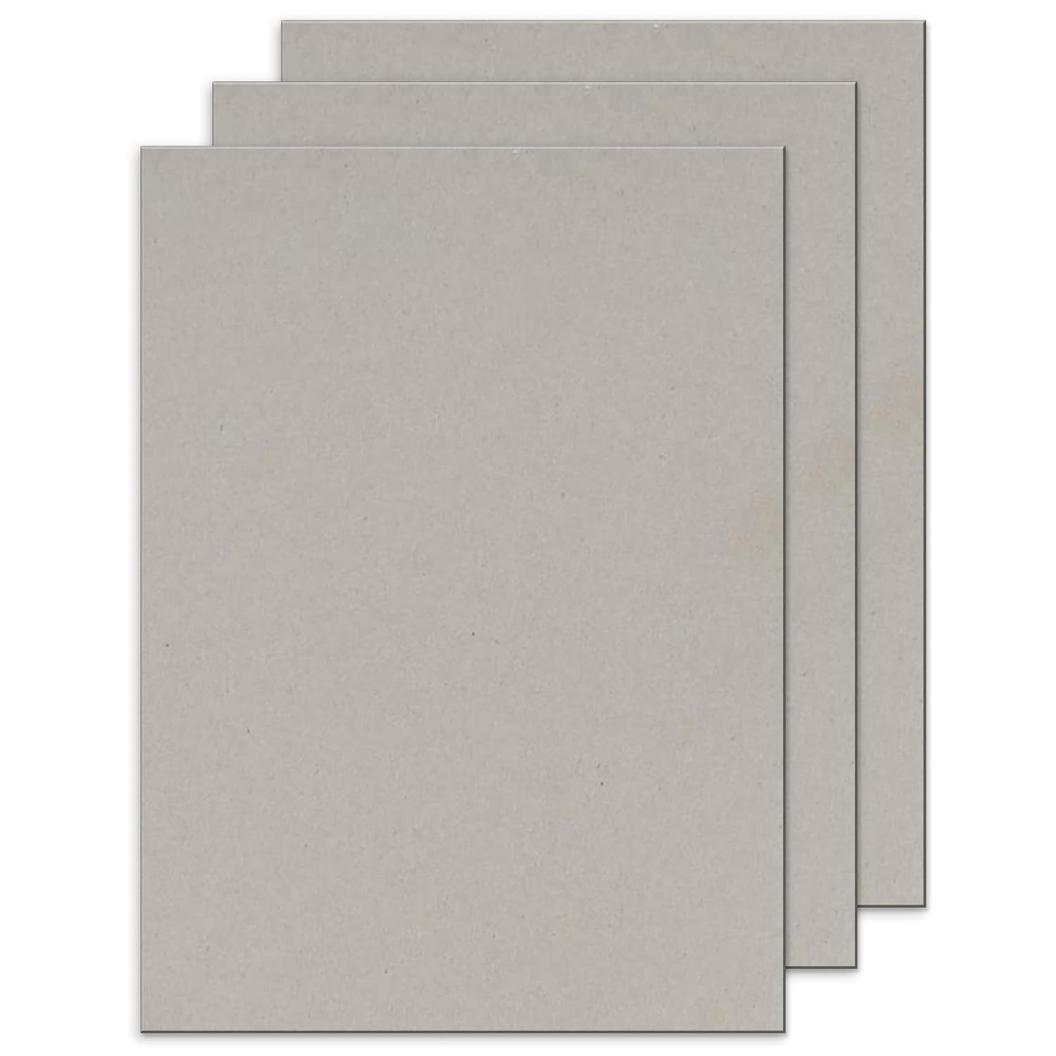 Lakeer A3 Size Grey Board Cardstock Paper Board 2mm Thickness Pack of 3 ...